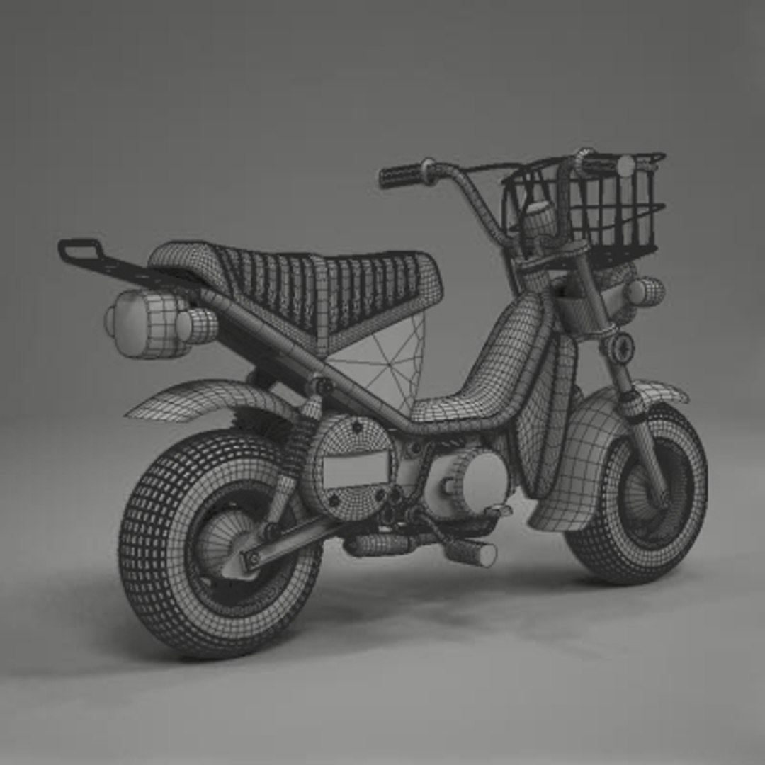 Yamaha Chappy 1998 3d 3ds