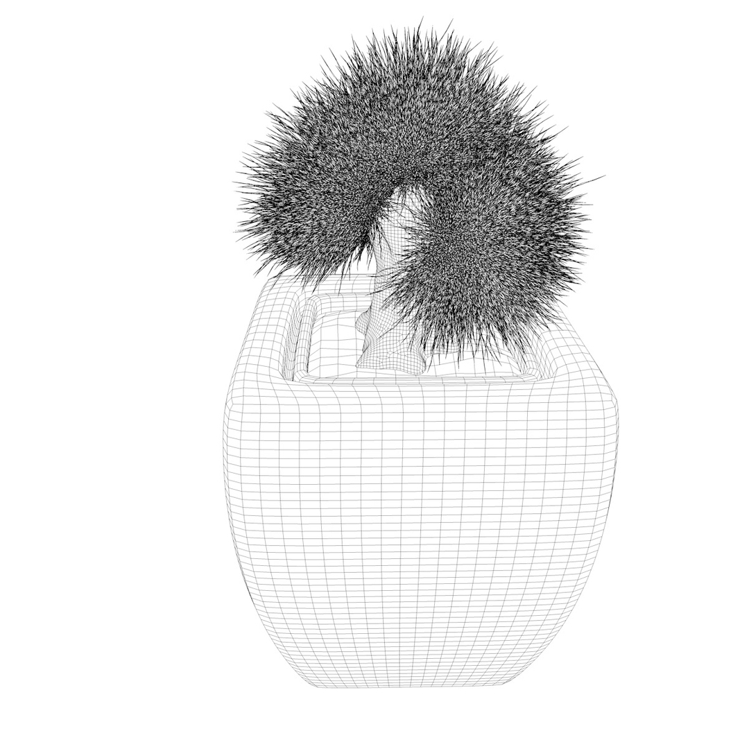 3d plant pot model