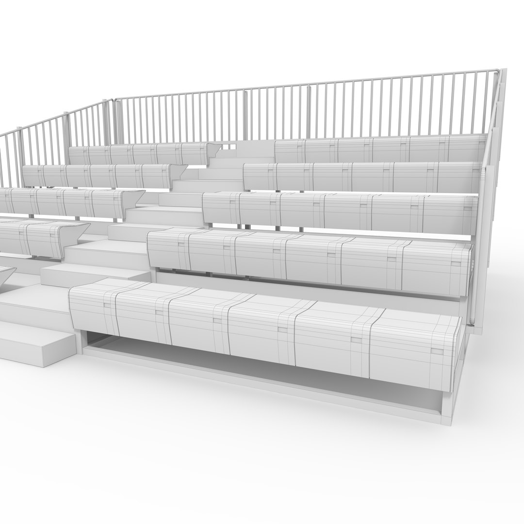 Bleachers 53 Model - TurboSquid 2403748