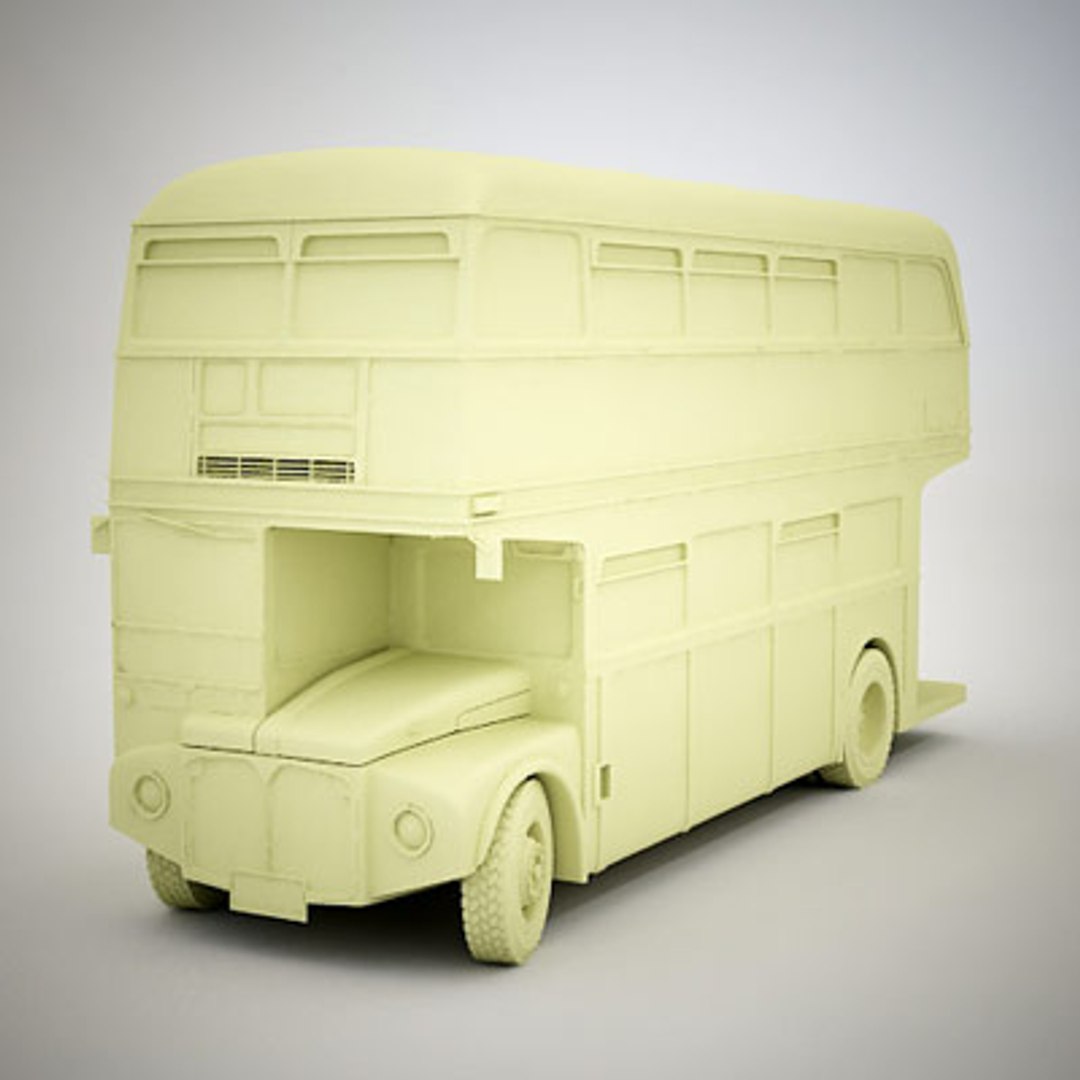 Bus Stop Routemaster 3d Model