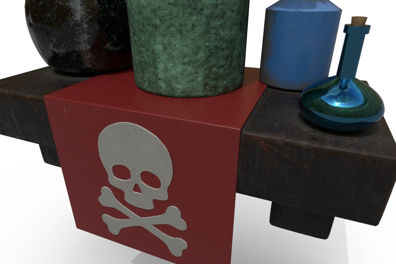 Shelf Poison 3D Model - TurboSquid 1394055