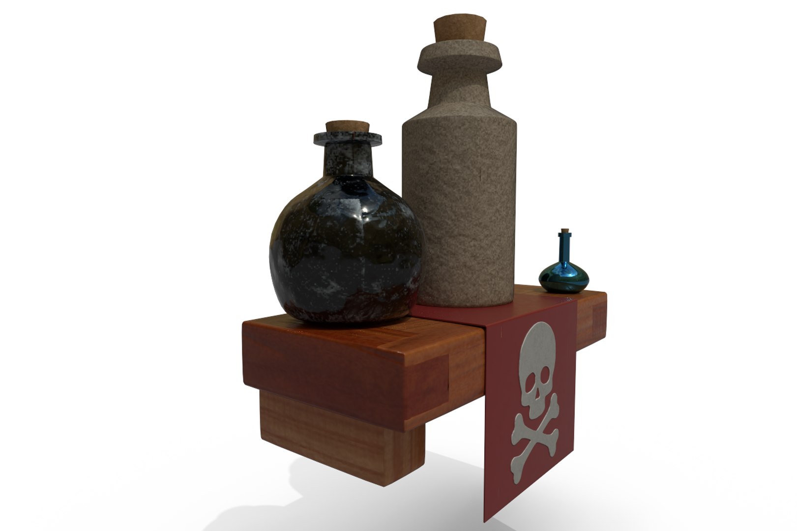 Shelf Poison 3D Model - TurboSquid 1394055