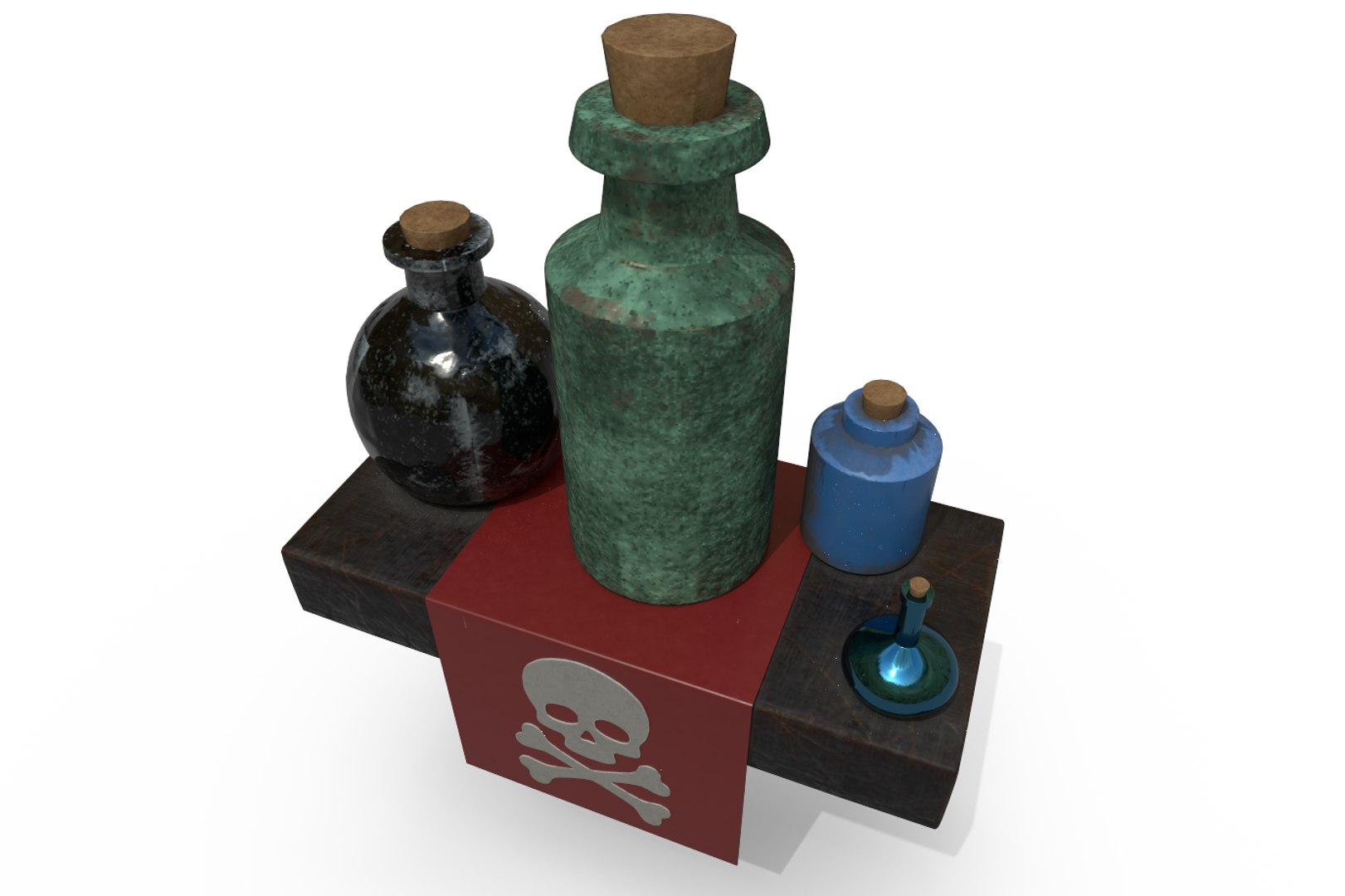 Shelf Poison 3D Model - TurboSquid 1394055