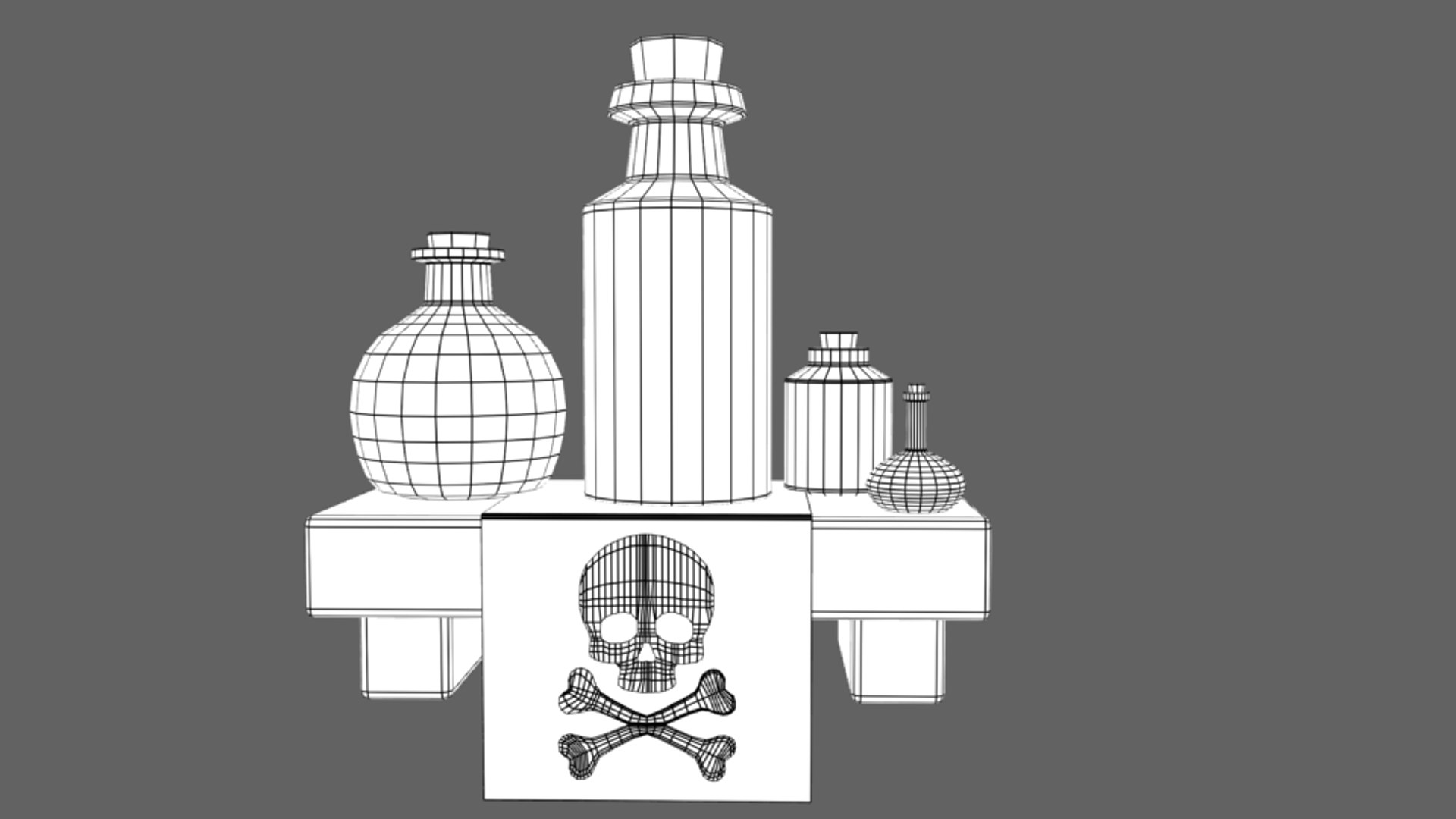 Shelf Poison 3D Model - TurboSquid 1394055
