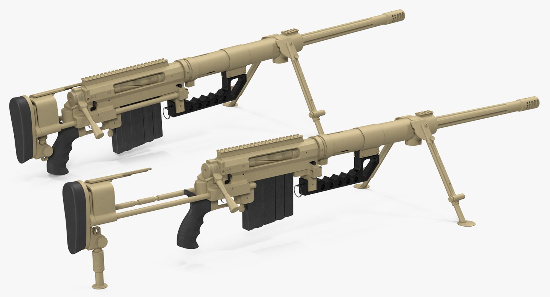 3D Long Range Rifle Cheytac M200 | 1146114 | TurboSquid