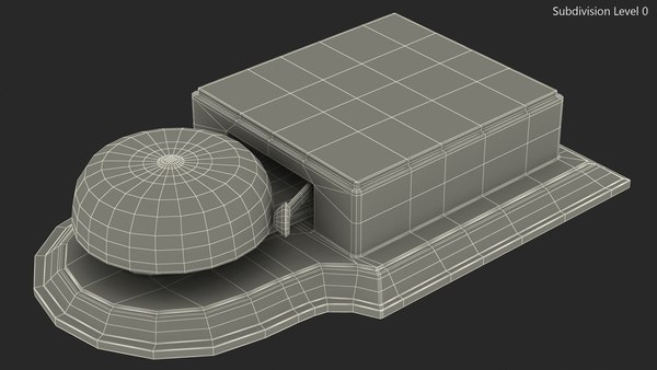 Wired doorbell bell entry door 3D model - TurboSquid 1709311