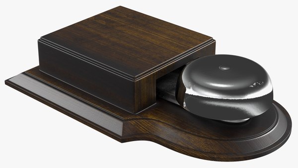 Wired doorbell bell entry door 3D model - TurboSquid 1709311