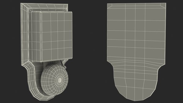 Wired doorbell bell entry door 3D model - TurboSquid 1709311