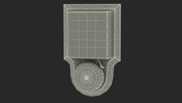Wired doorbell bell entry door 3D model - TurboSquid 1709311