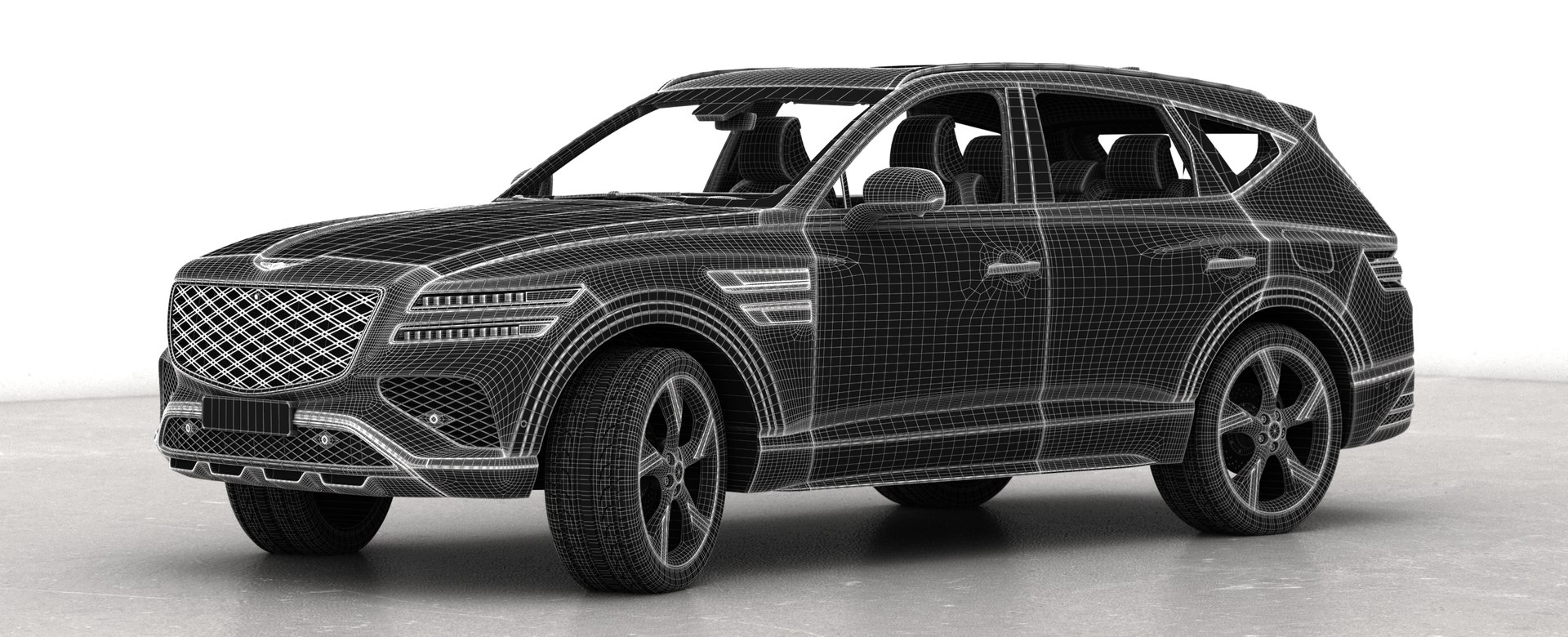 3D Genesis GV80 2024 Low Interior - TurboSquid 2240138