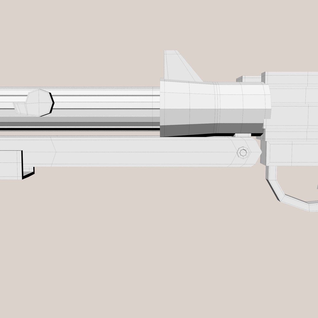 Clone trooper gun star wars model - TurboSquid 1432141