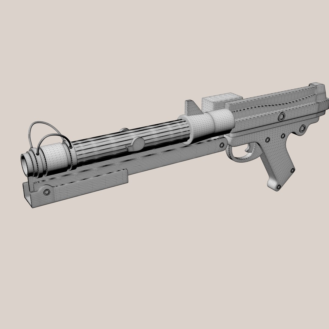 Clone trooper gun star wars model - TurboSquid 1432141