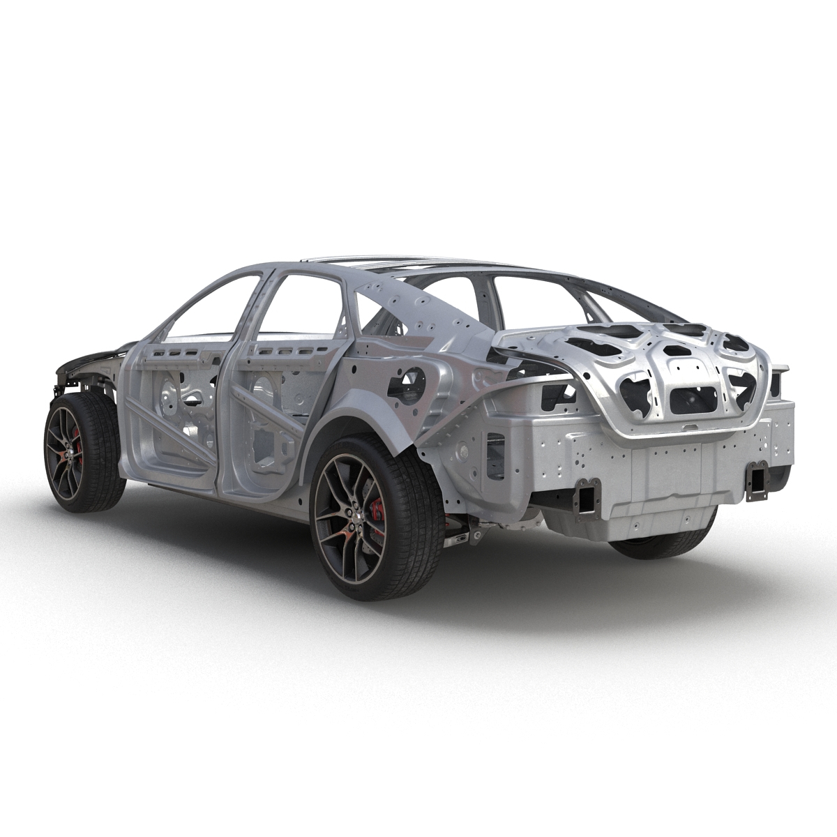 3ds car frame chassis 3