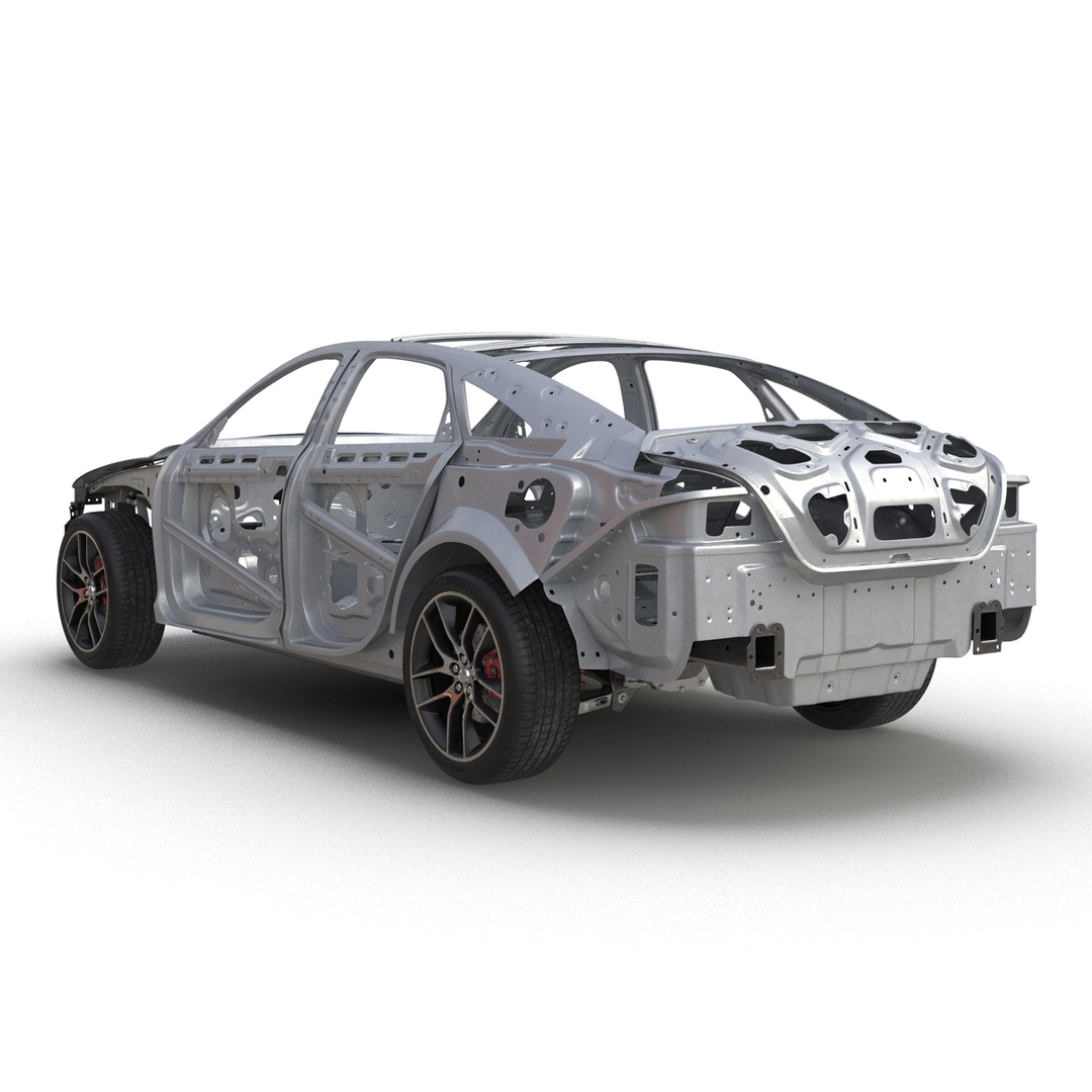 3ds car frame chassis 3