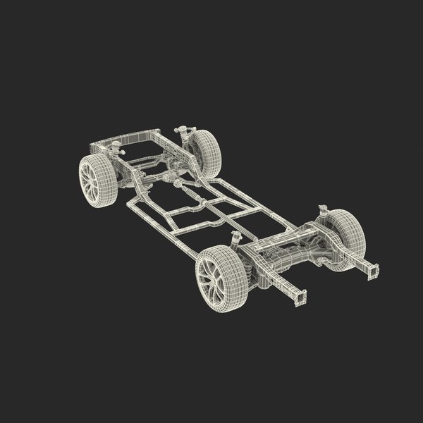 3ds car frame chassis 3