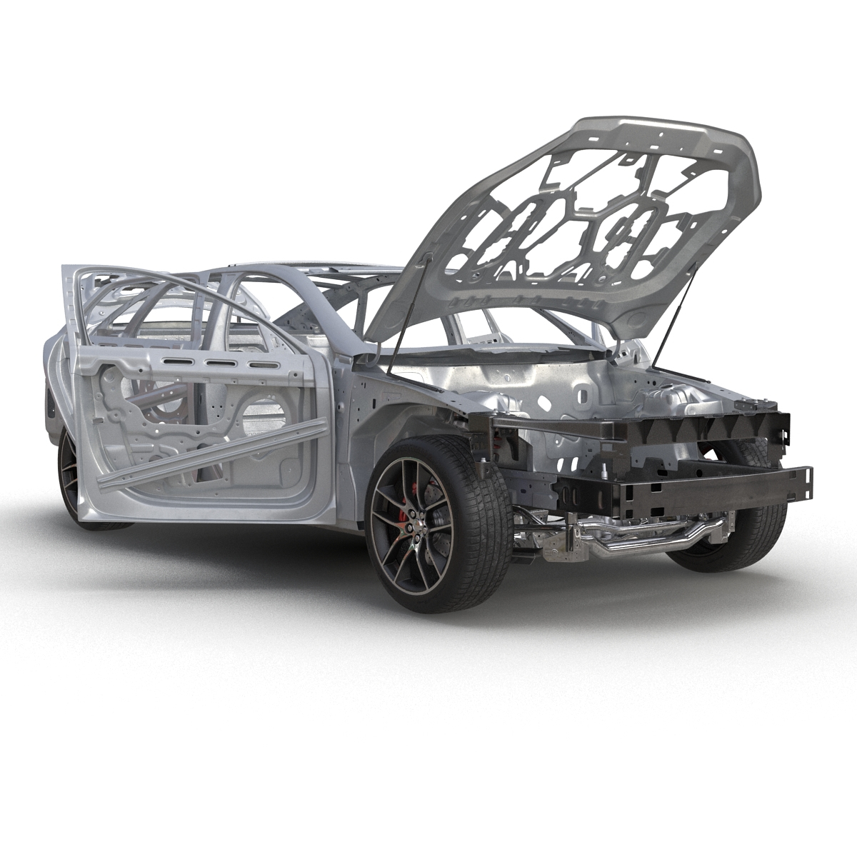 3ds car frame chassis 3