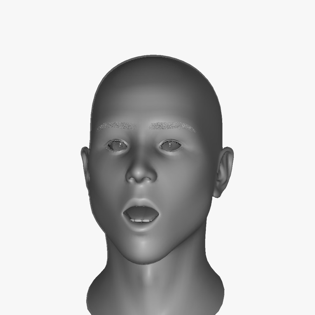 3D Man Head Rigging Model - TurboSquid 1672230