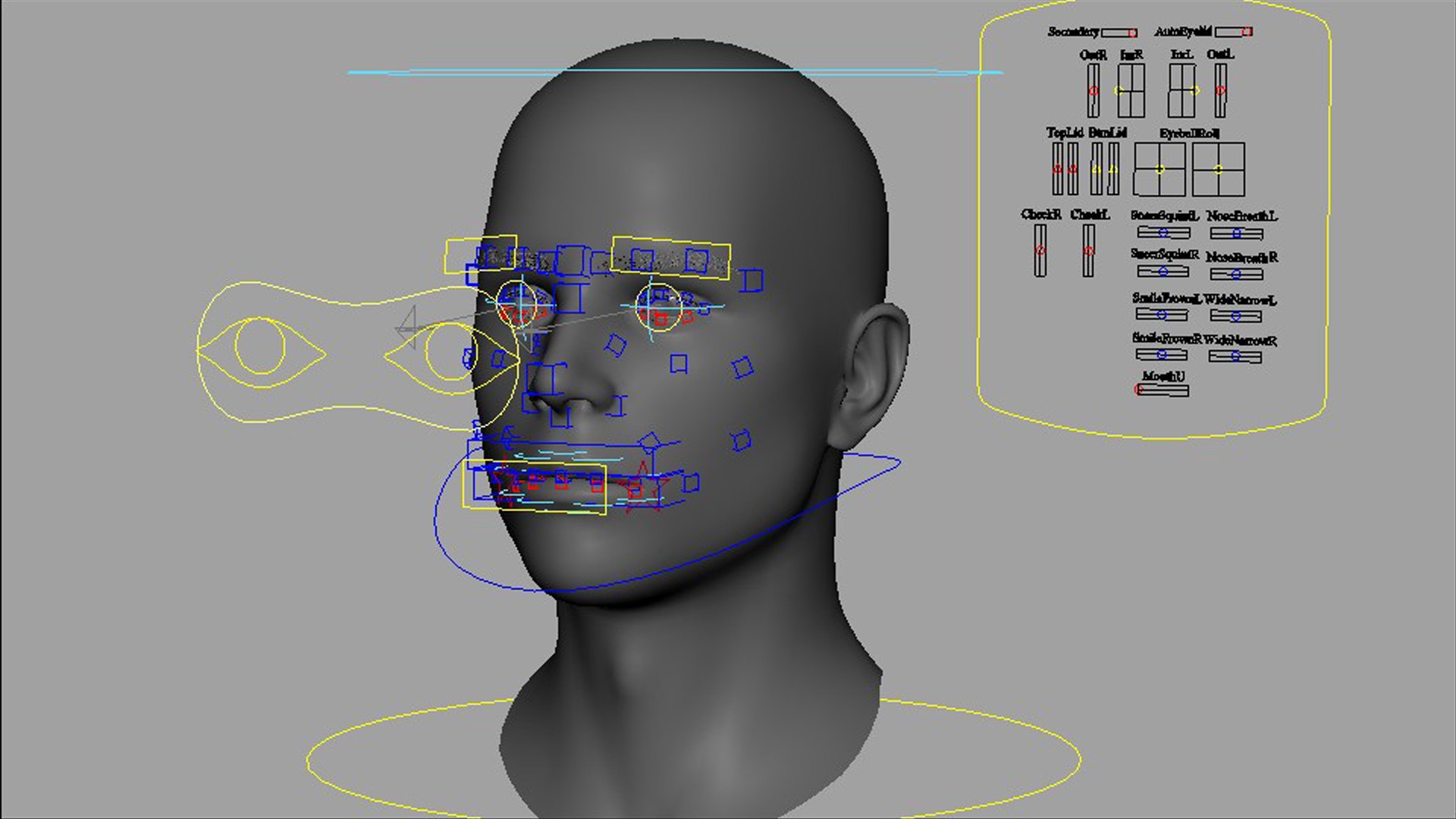 3D Man Head Rigging Model - TurboSquid 1672230