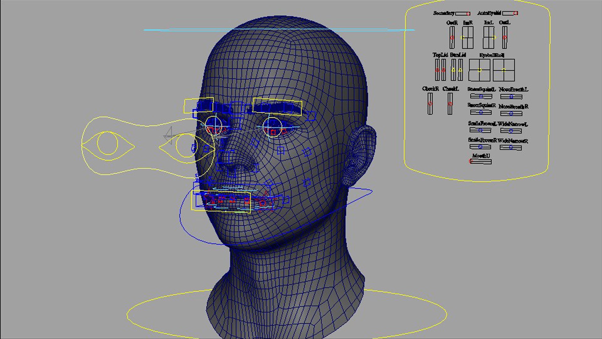 3D Man Head Rigging Model - TurboSquid 1672230