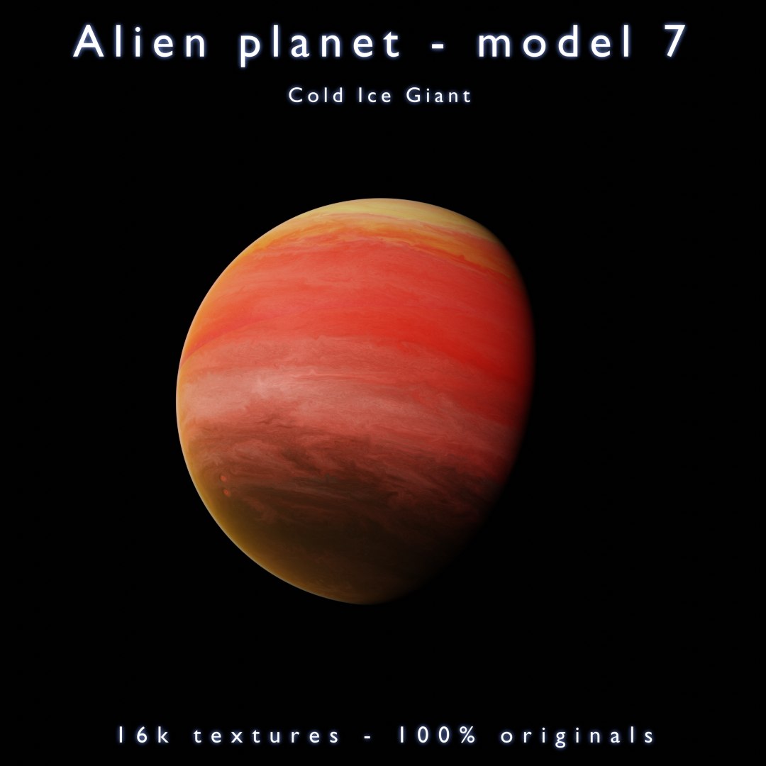 3D Model Alien Planet - TurboSquid 1635105