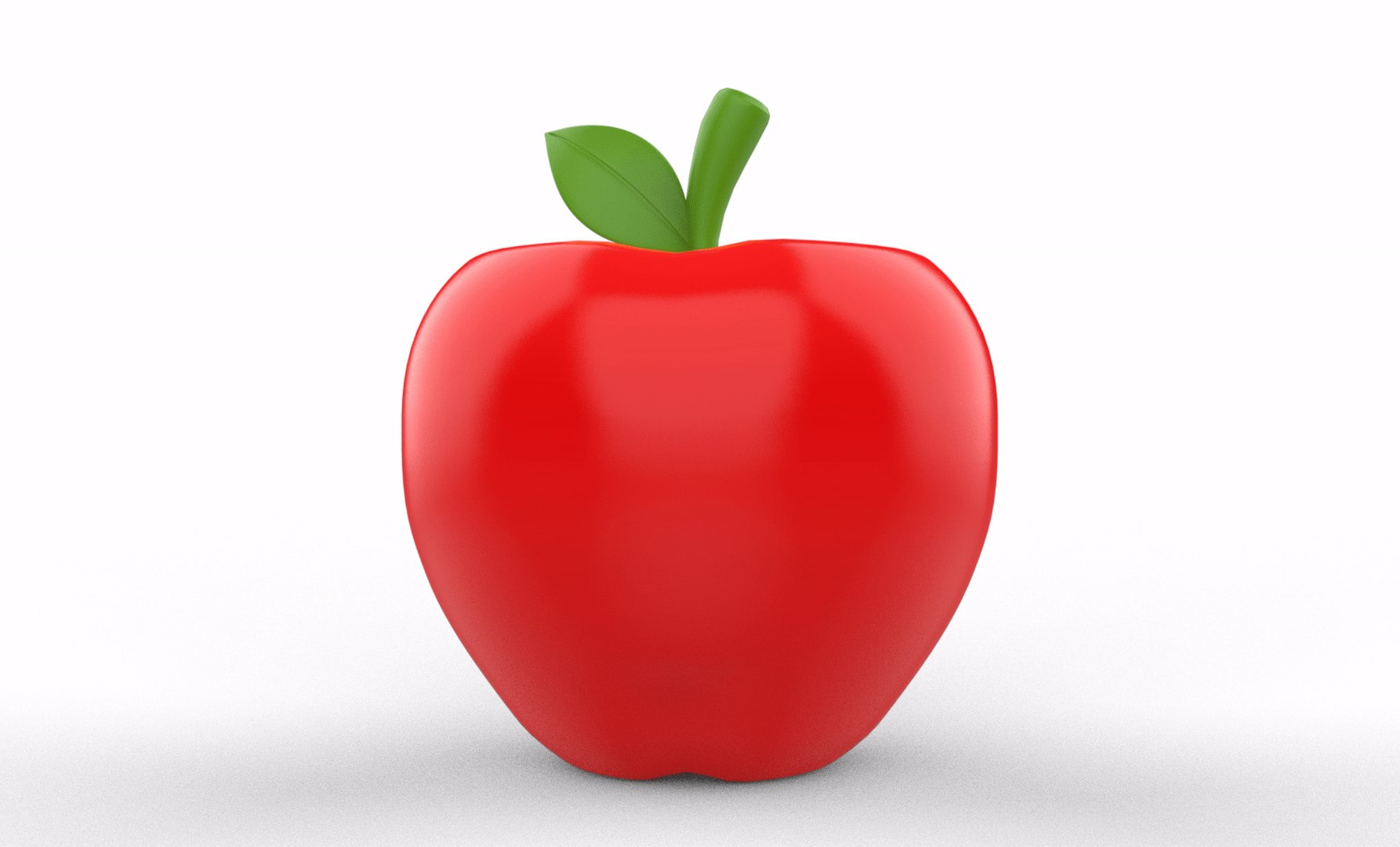 3D Apple Low-poly 3D Model - TurboSquid 2338681