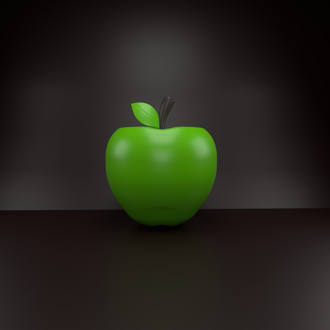 3D Apple Low-poly 3D Model - TurboSquid 2338681