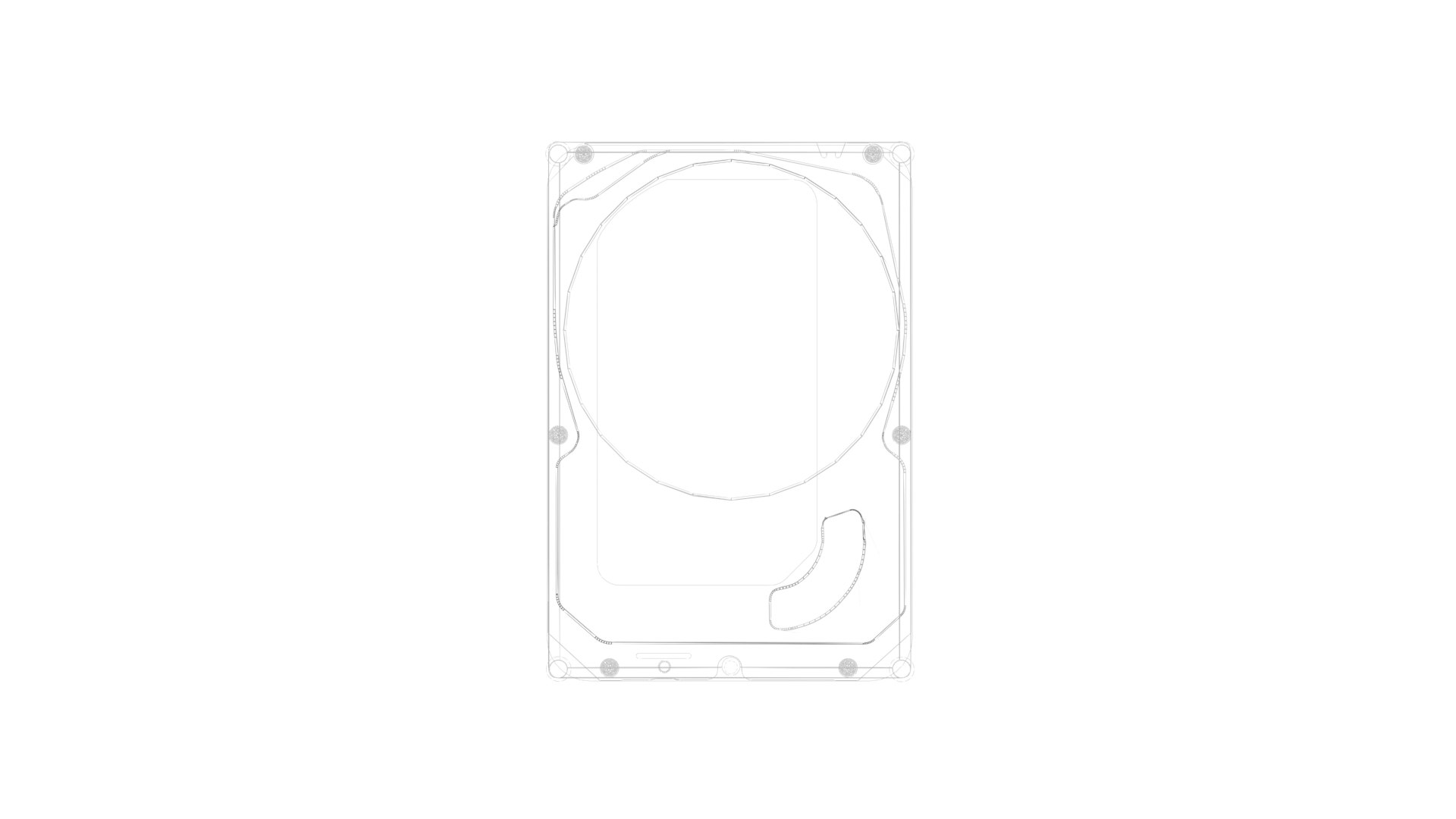 3D Hard Disk Drive Model - TurboSquid 1843466