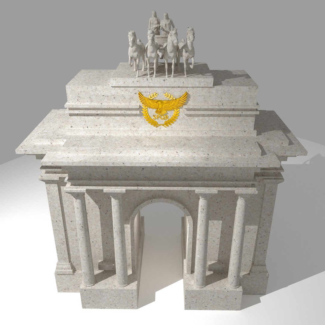 3D Roman Monument 4K Model - TurboSquid 2243786