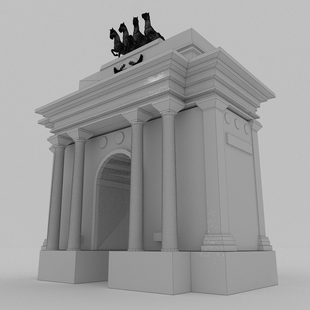 3D Roman Monument 4K Model - TurboSquid 2243786