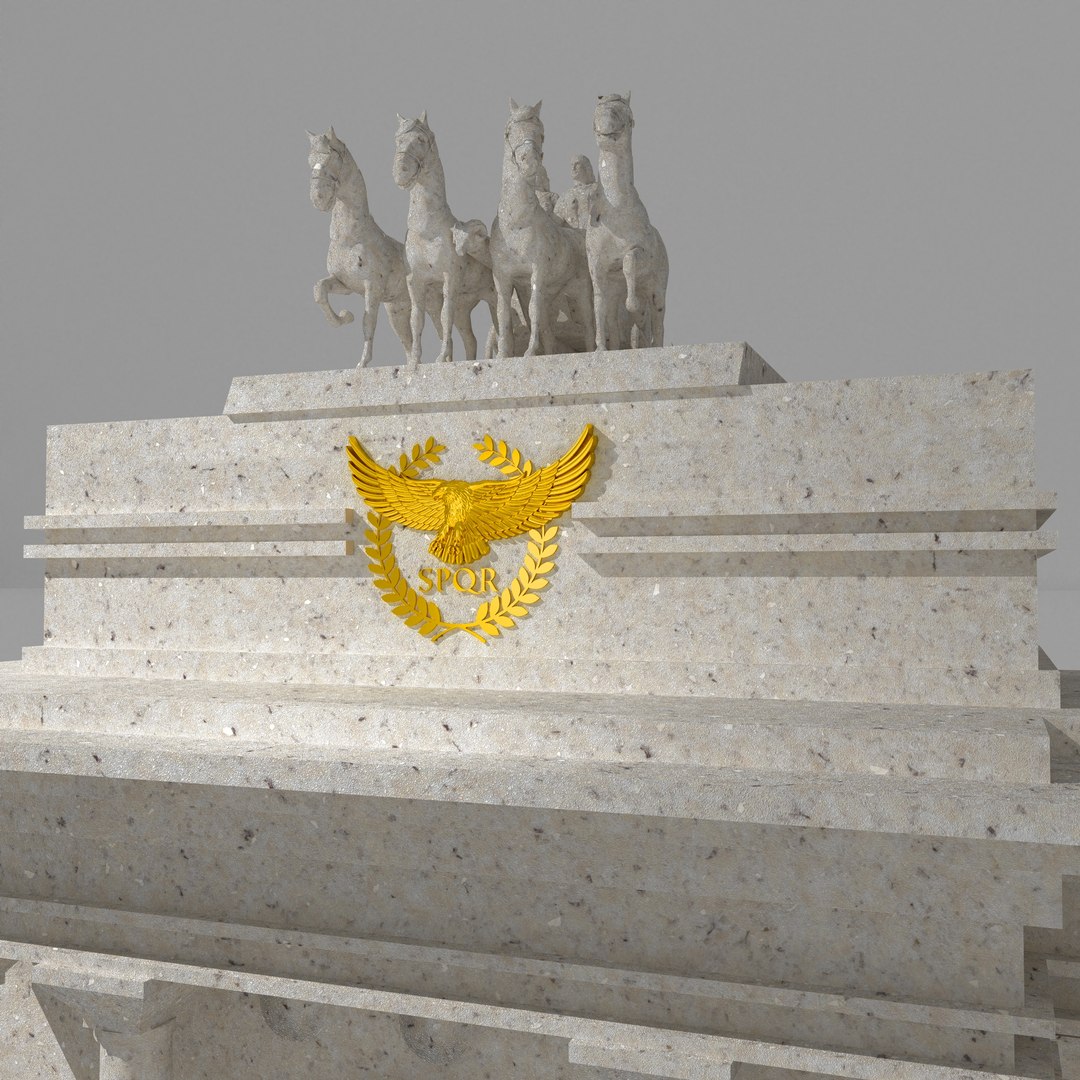 3D Roman Monument 4K Model - TurboSquid 2243786