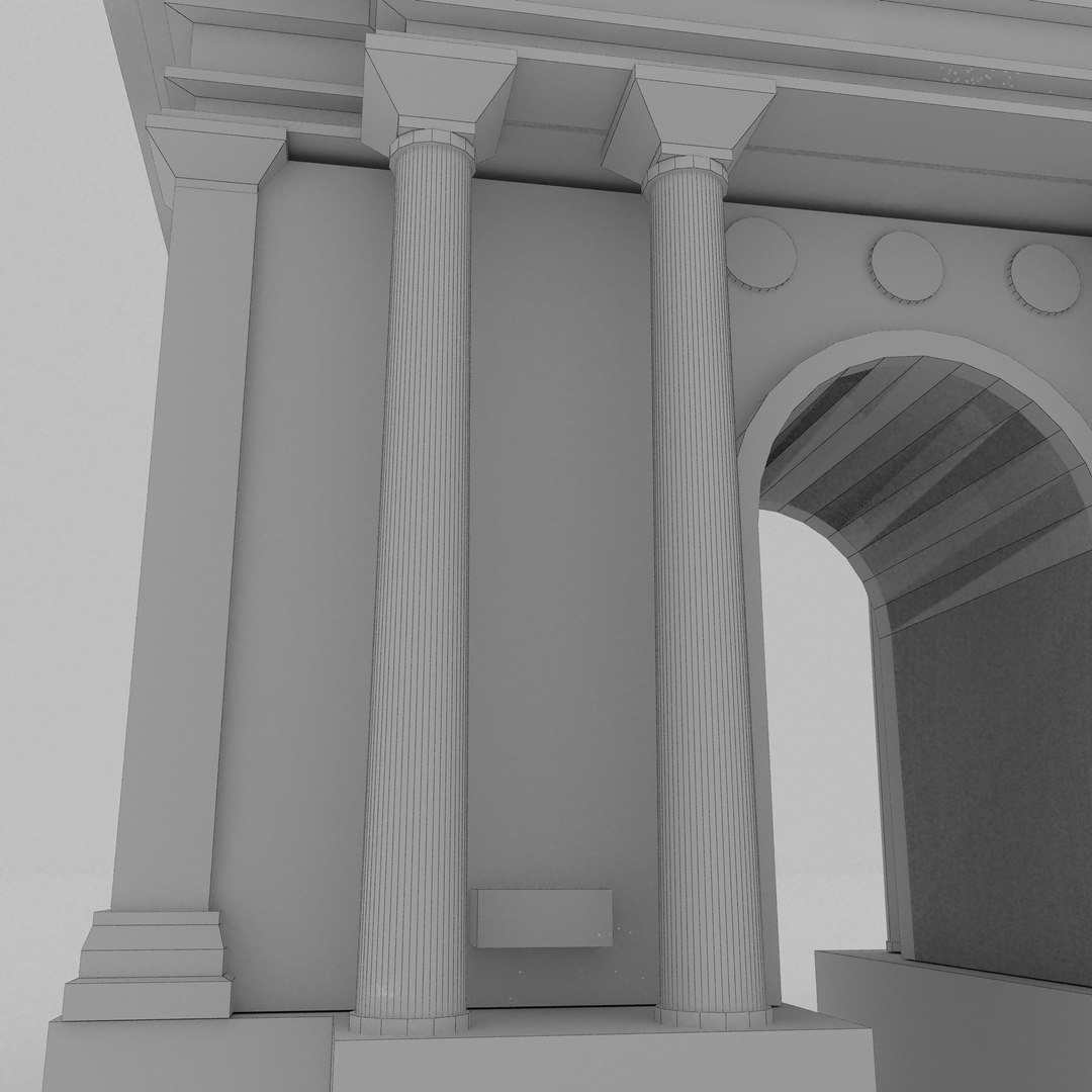 3D Roman Monument 4K Model - TurboSquid 2243786