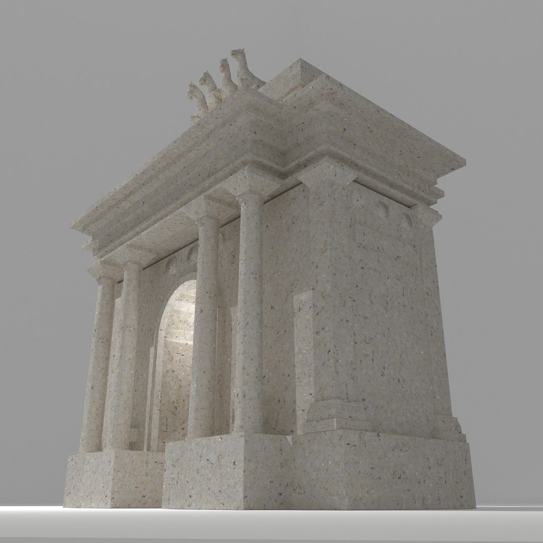 3D Roman Monument 4K Model - TurboSquid 2243786