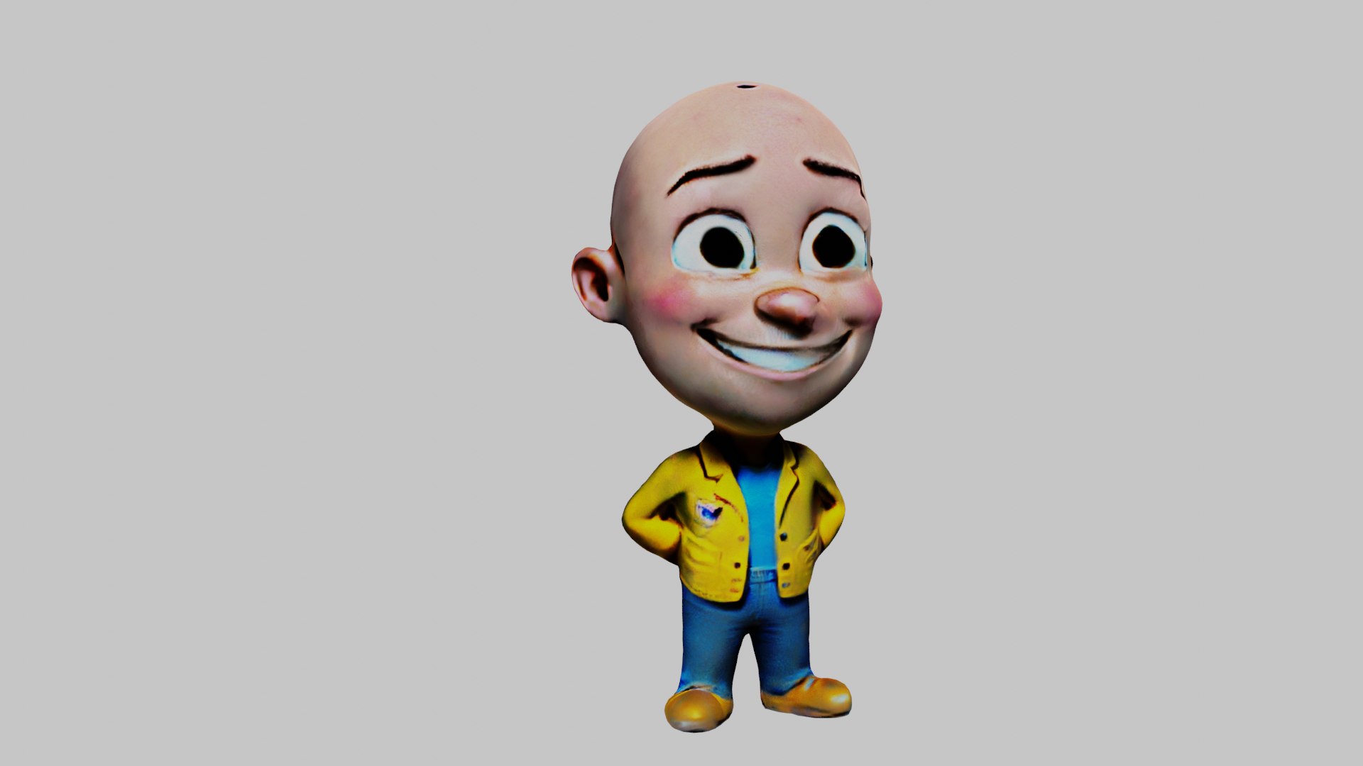 3D Bald Boy - TurboSquid 2129920