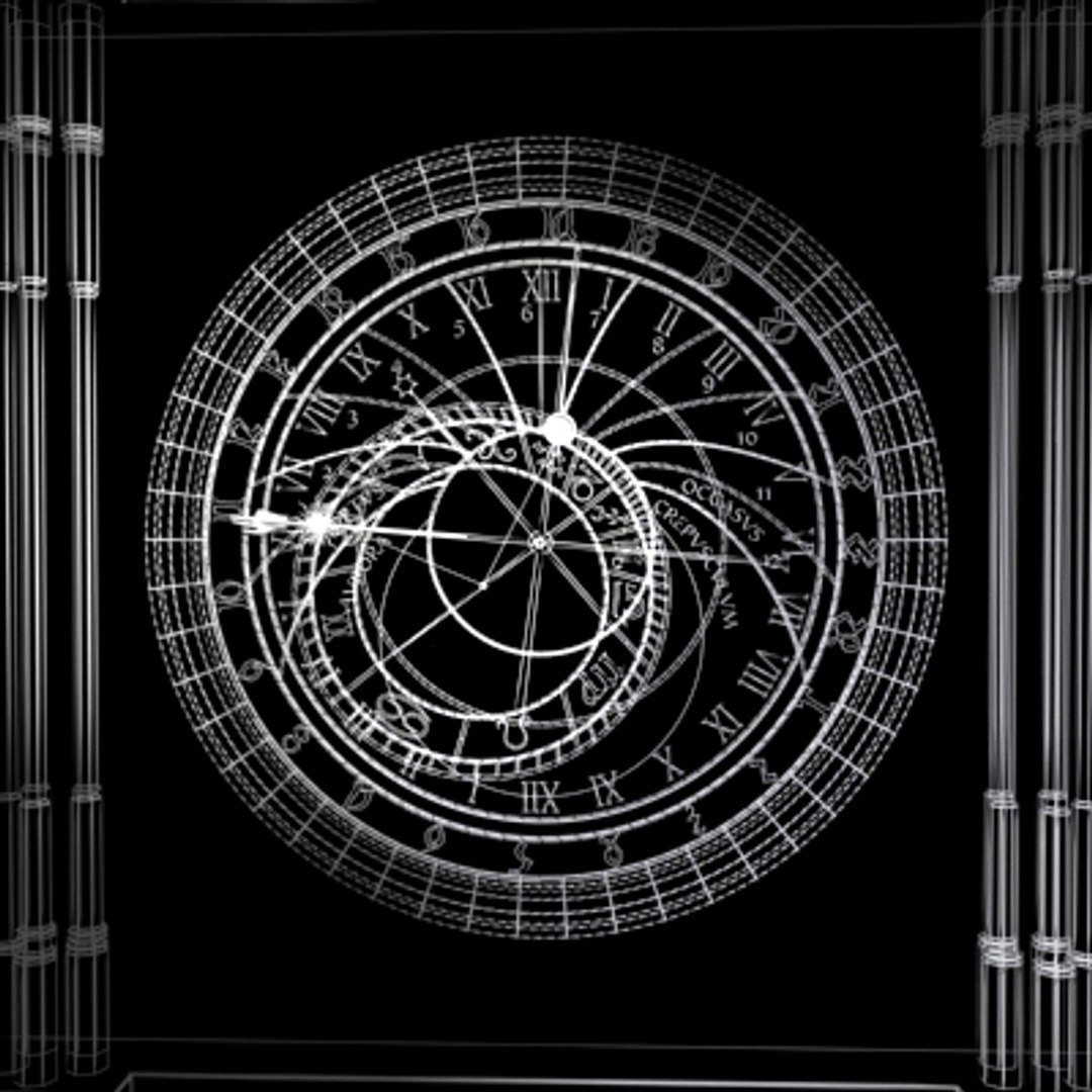 3d Astronomical Clock Model