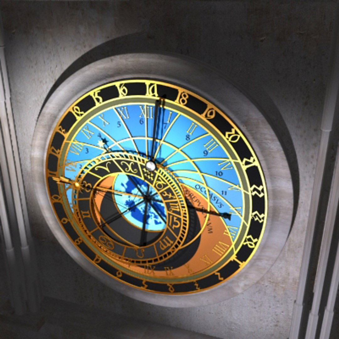 3d Astronomical Clock Model