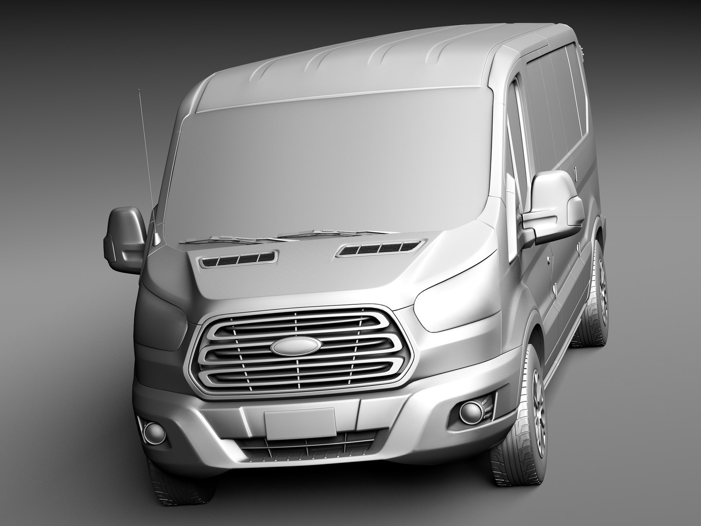 2013 2014 van transit 3d model