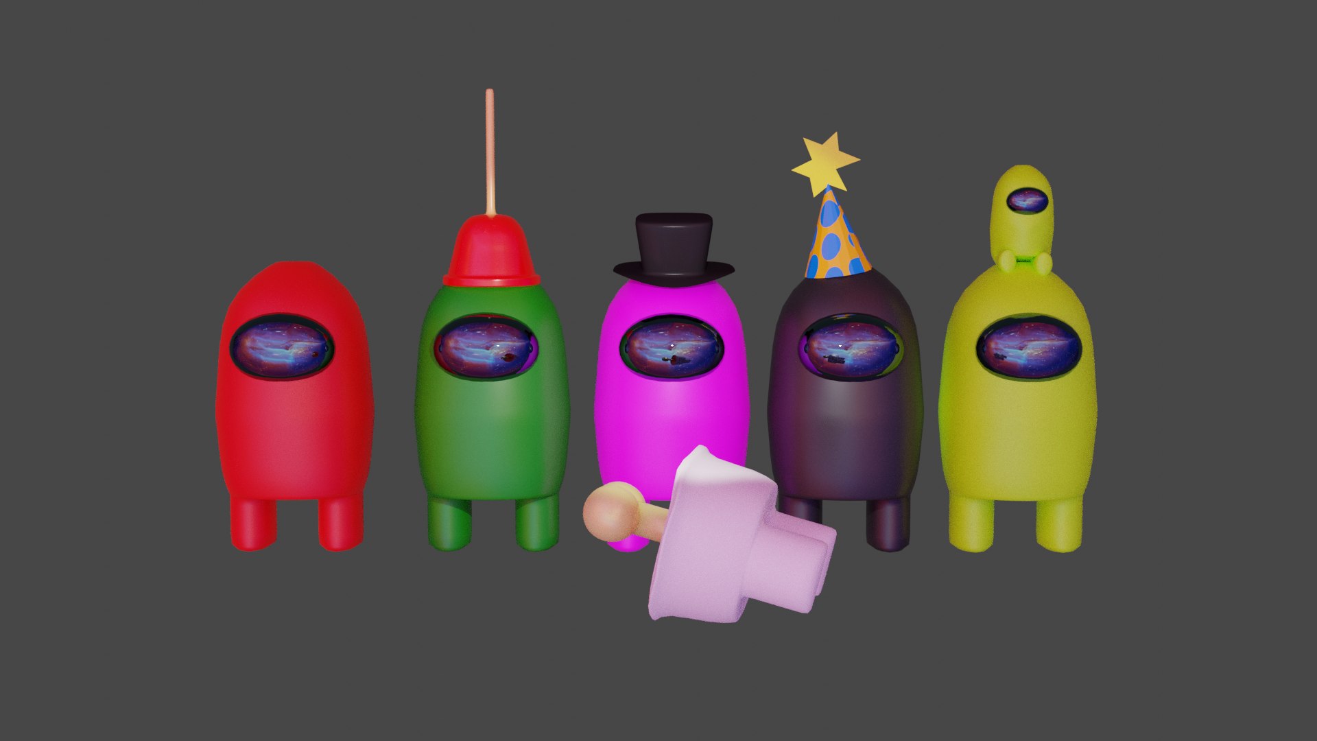 3D Amongus Crew Model - TurboSquid 1666225