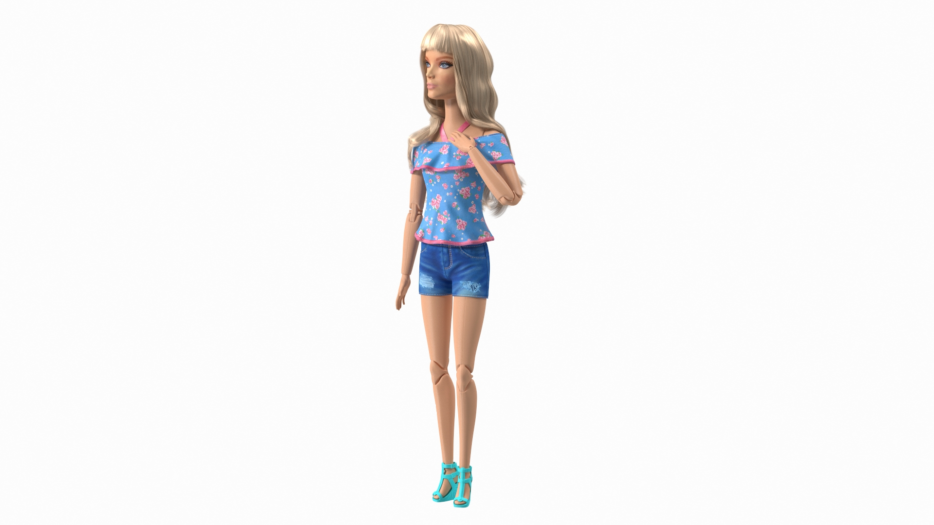 3D Barbie Doll Jeans Style Model - TurboSquid 1990721