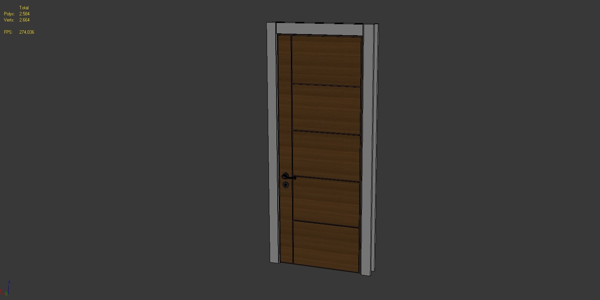 3d Door Model