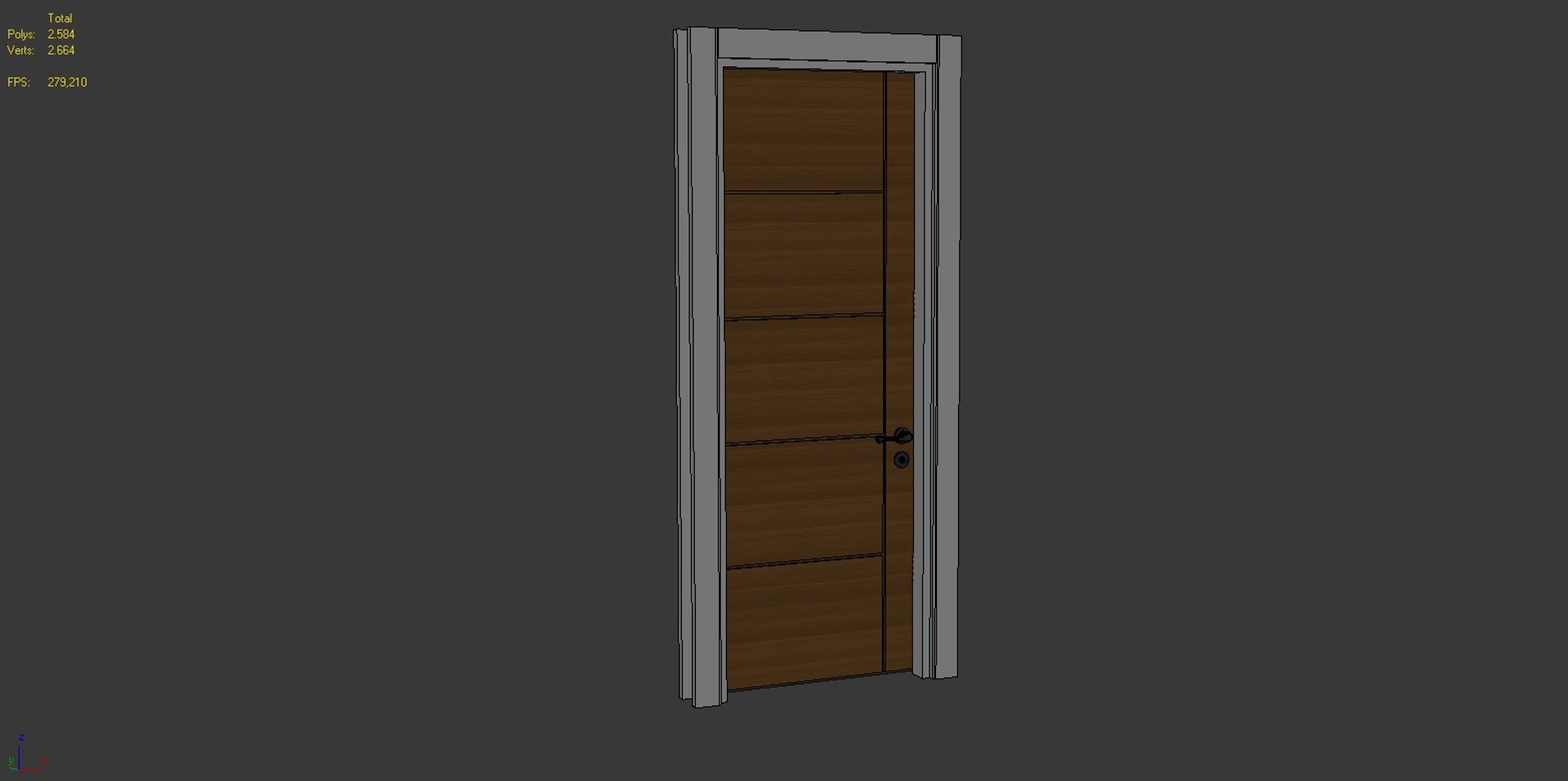 3d Door Model