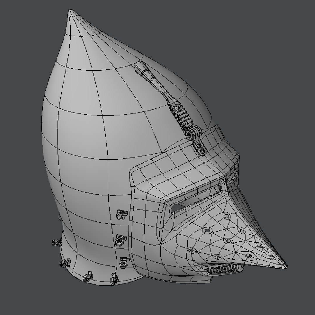 3d Model Hounskull Helmet