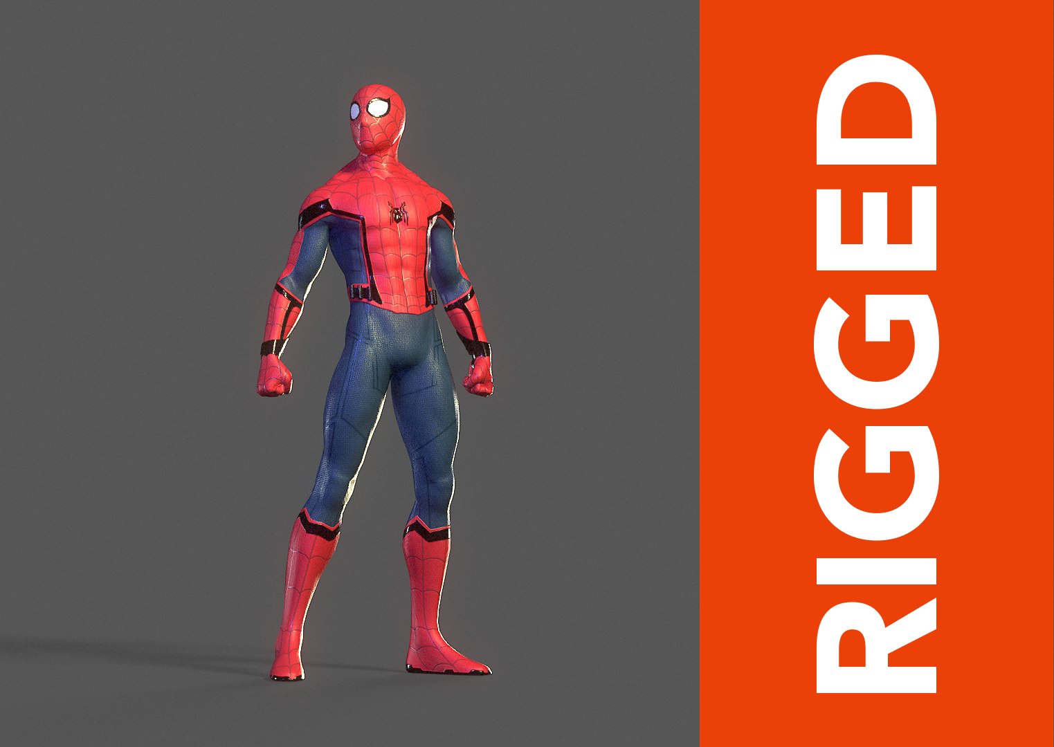 3D Spider-Man Rig Model - TurboSquid 2310424