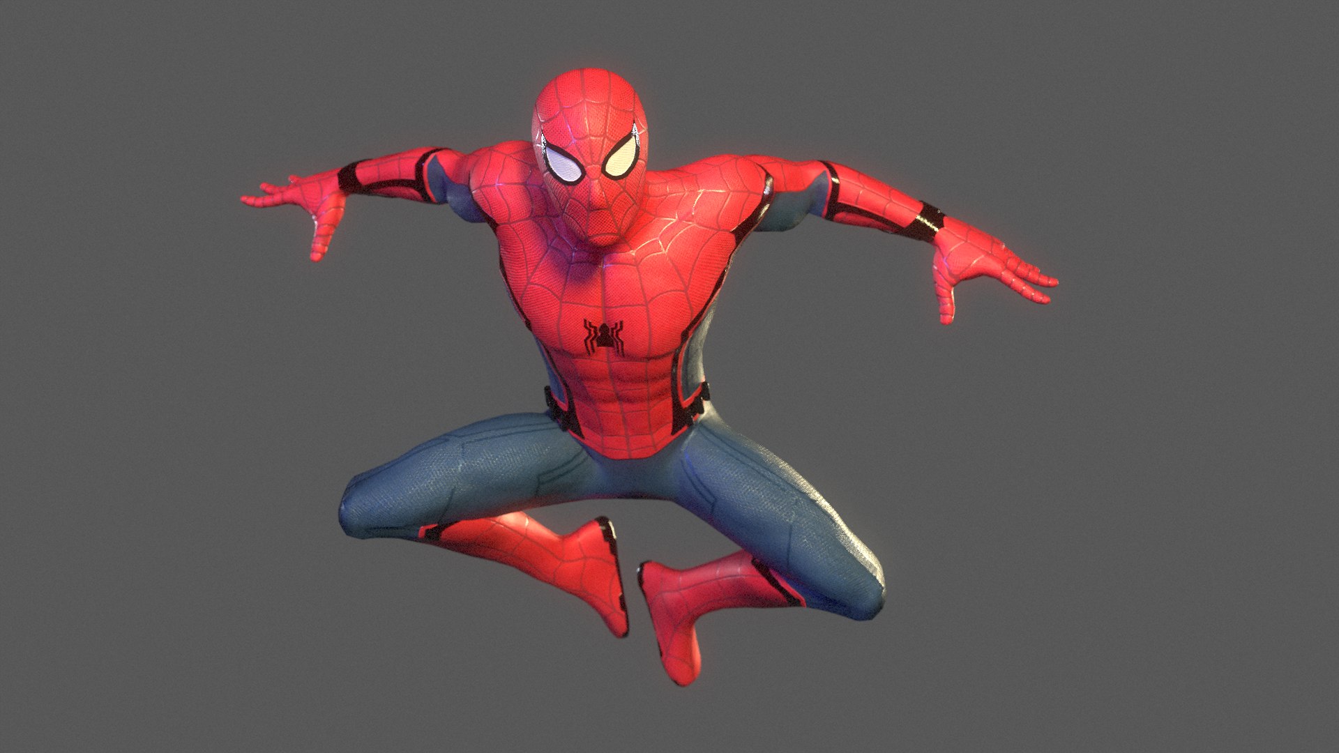 3D Spider-Man Rig Model - TurboSquid 2310424
