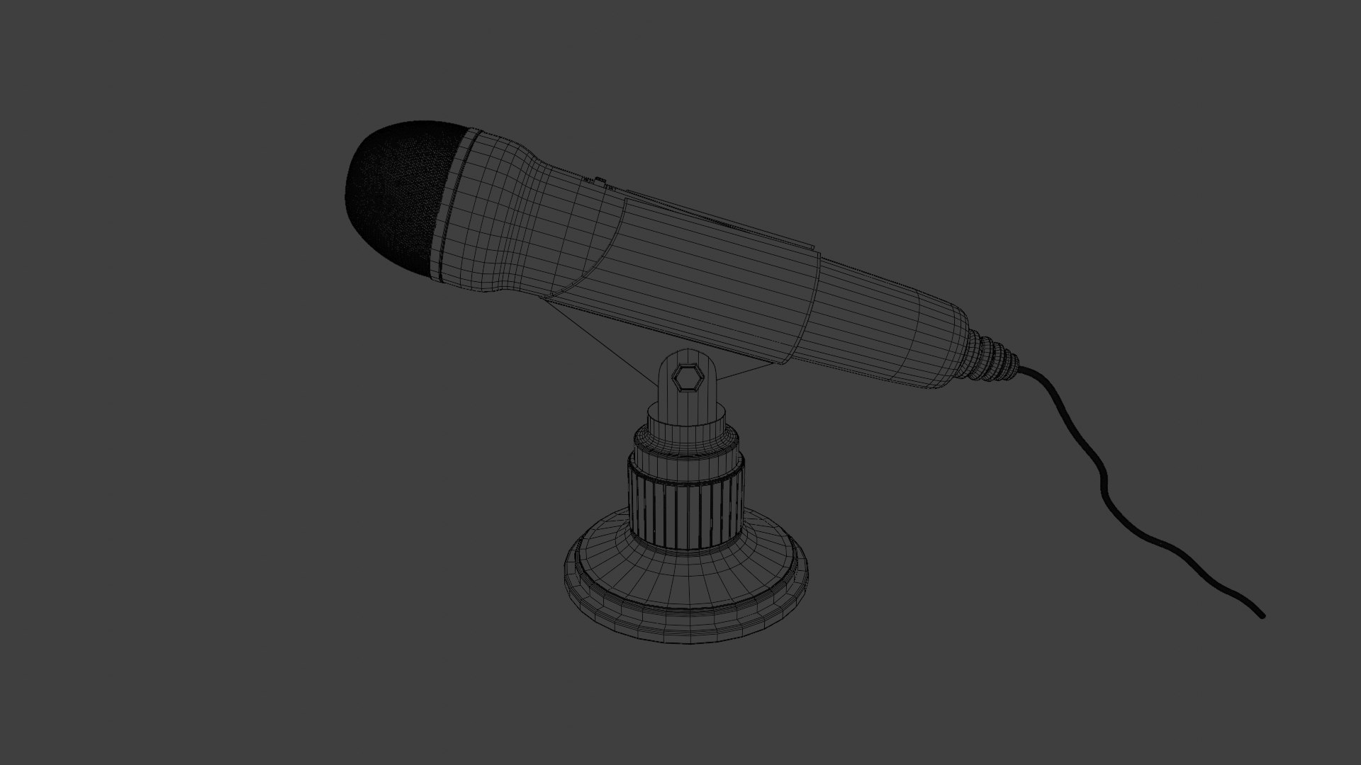 Microphone Desk Model - TurboSquid 1628997