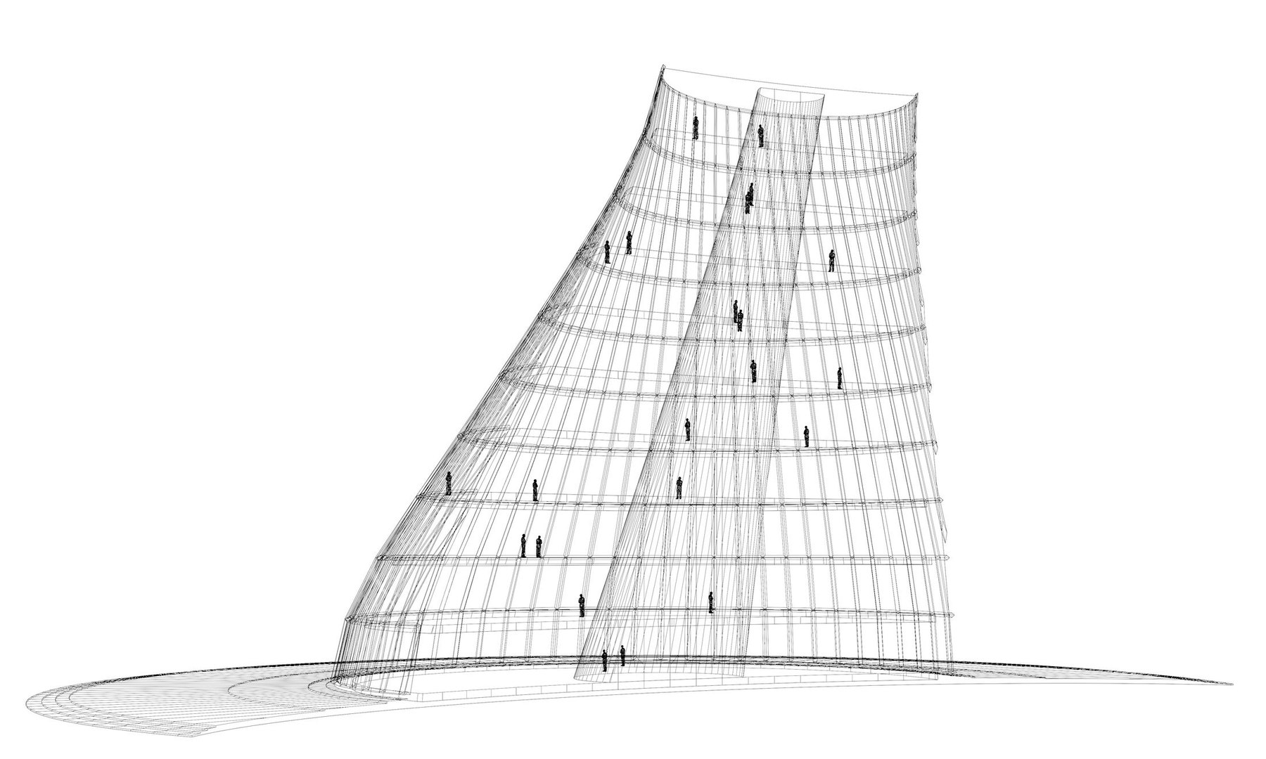 3D Model Concept Building In Section Cut - TurboSquid 2096816