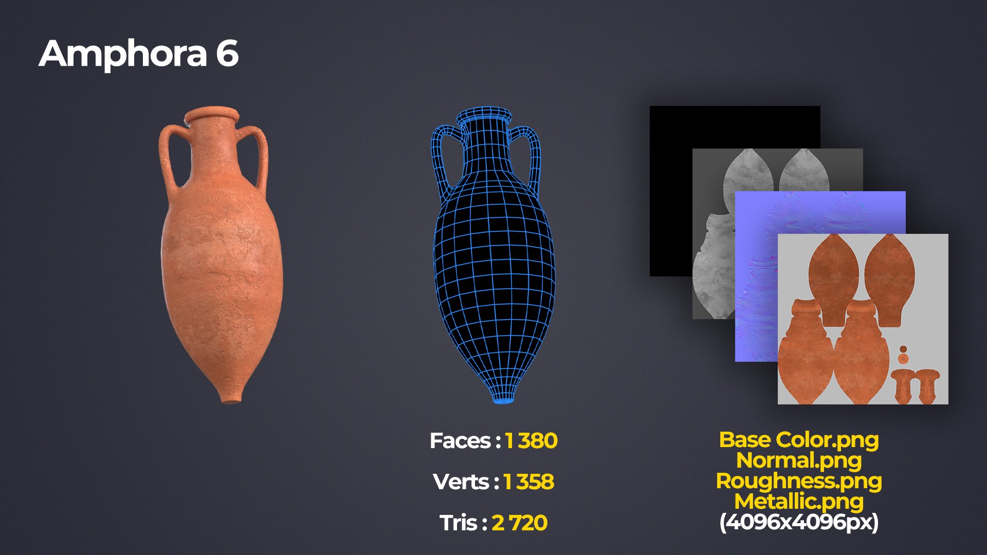 3D Model Amphora Pack - TurboSquid 2270274