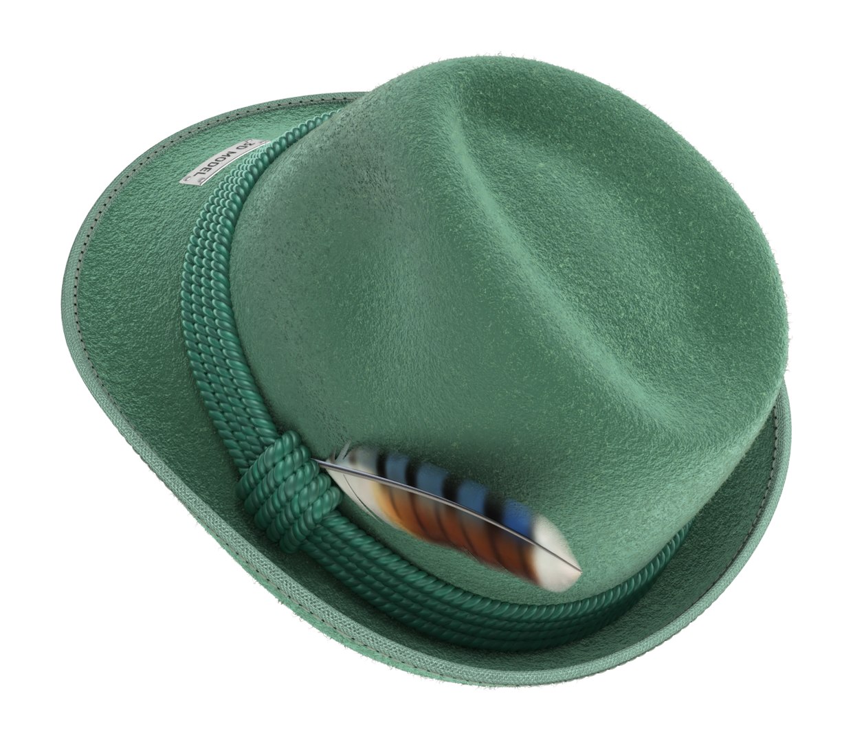 3D Traditional German Hat Model - TurboSquid 1942015