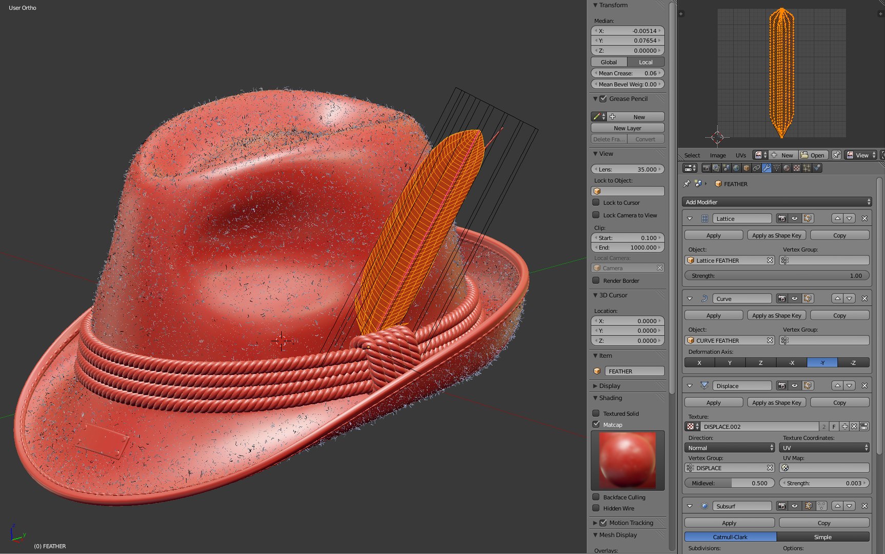 3D Traditional German Hat model - TurboSquid 1942015