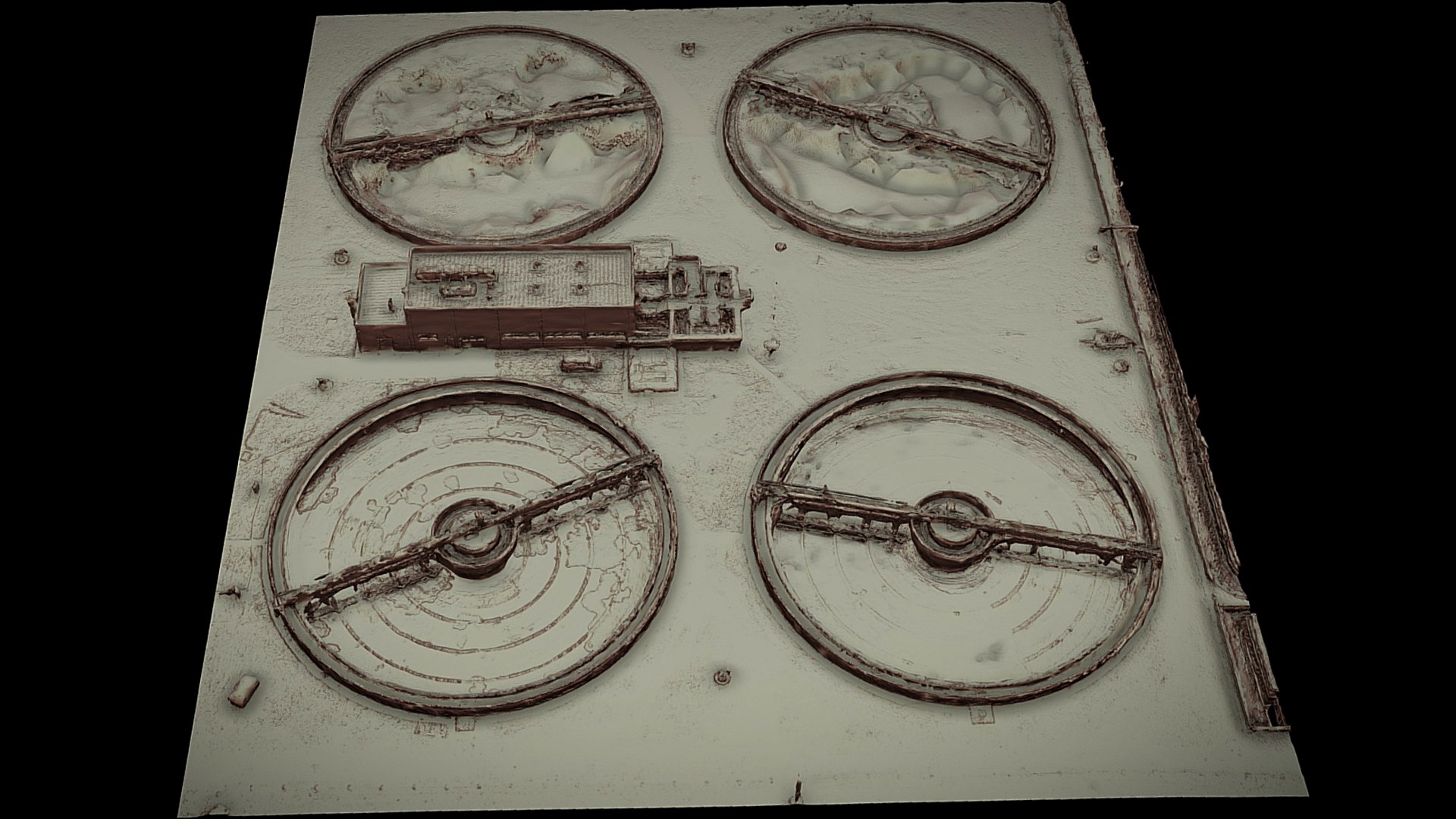 3D Factory Water Reservoirs Terrain Drone Photogrammetry - TurboSquid ...