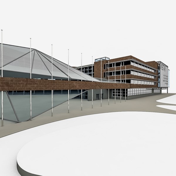 modelo 3d Campus universitario - TurboSquid 1097714